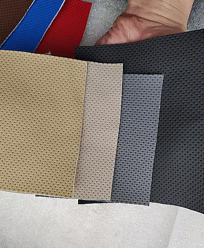 Купить Кожзам перфорация авто экокожа для перетяжки авто мебель ткань ...