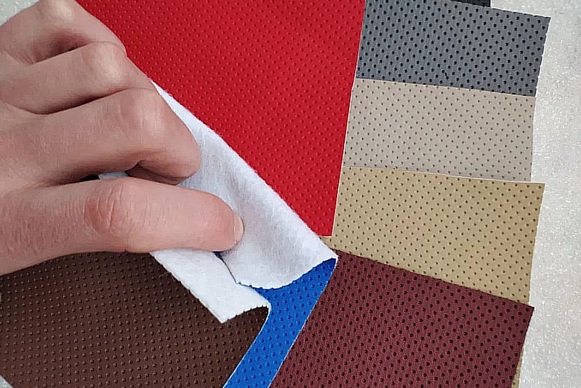 Купить Кожзам перфорация авто экокожа для перетяжки авто мебель ткань ...