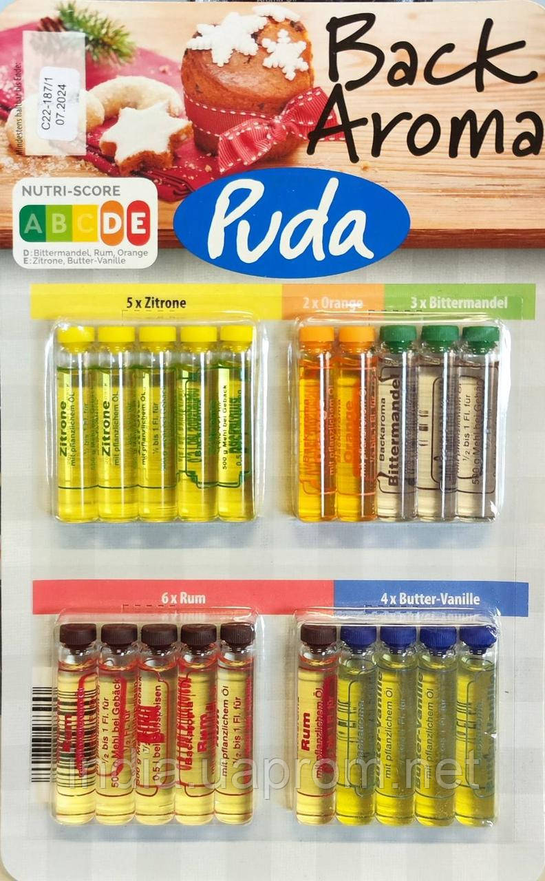 Харчова есенція мікс 20шт по 2мл Пуда, Puda Back Aroma Mix Аюрведа ...