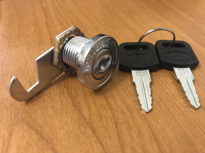 Купити Замок меблевий на поштову скриньку, на металеві дверцята, ціна ...