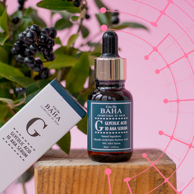 Сироватка-пілінг із гліколевою кислотою COS DE BAHA Glycolic Acid 10 ...
