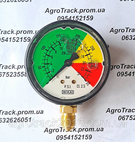 Манометр Гліцериновый WIKAL На обприскувач (ID#1820179078), цена: 650 ...