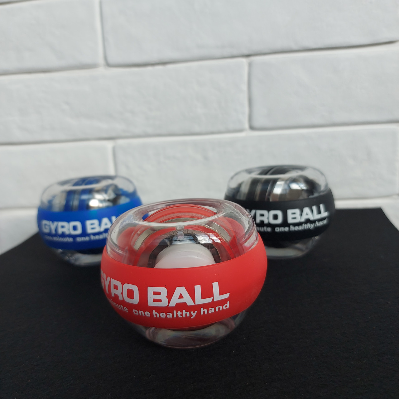 Кистевой тренажер Gyro Ball Yoxzi LED PRO Гиробол / Эспандер Синий (ID ...