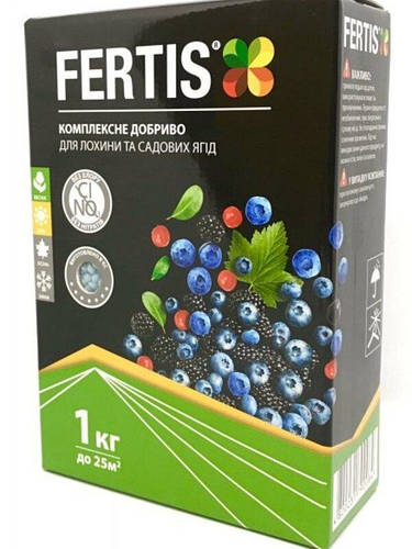 Удобрение Fertis NPK 12-8-16+ME для голубики и ягод 1 кг (ID#1820263202 ...