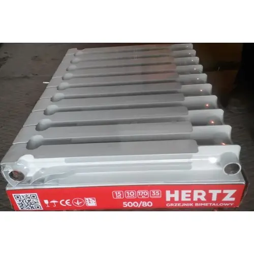 Купить Биметаллический радиатор HERTZ 500/80, цена 326.40 ₴ — Prom.ua (ID#1820267923)