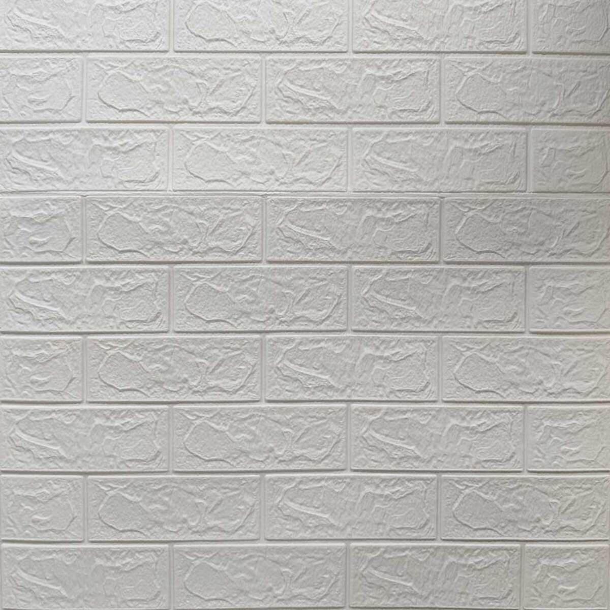 Купить Самоклеющаяся 3D панель Sticker Wall под белый кирпич в рулоне ...