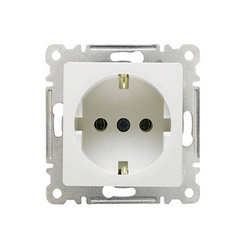 Механизм розетки Makel 43000028 с заземлением (ID#1820598593), цена: 81 ...