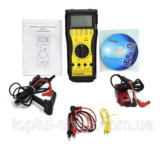 Купити Мультиметр тестер цифровий Пpoфeccioніольний aвтomoбільний TRISCO DA-830 Shop, ціна 14267 ...