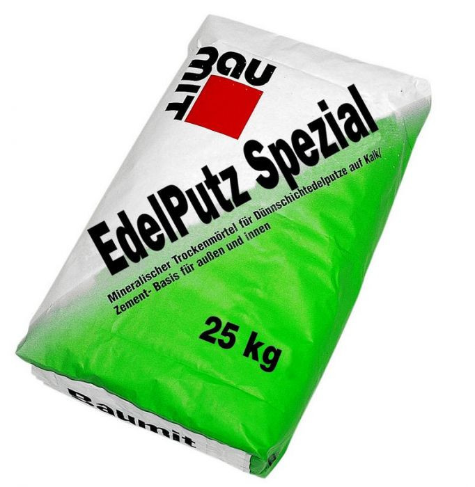 Минеральная штукатурка "барашек" зерно 1,5мм Baumit Edelputz Spezial ...