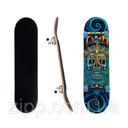 Скейтборд деревянный канадский клен Fish Skateboard Neptune Скейтборд ...