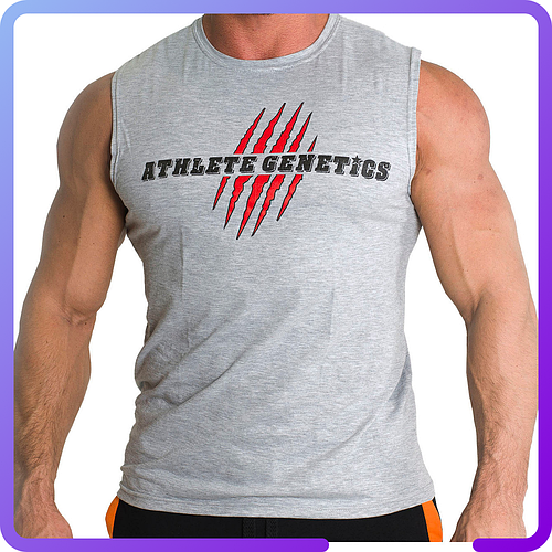 Купить Безрукавка Athlete Genetics Only Hardcore (Grey) Качественная ...