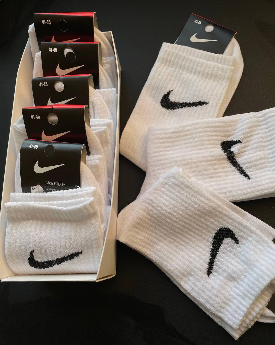 Купить Носки Nike набор 3 пар в коробке Високие спортивные носки Найк ...