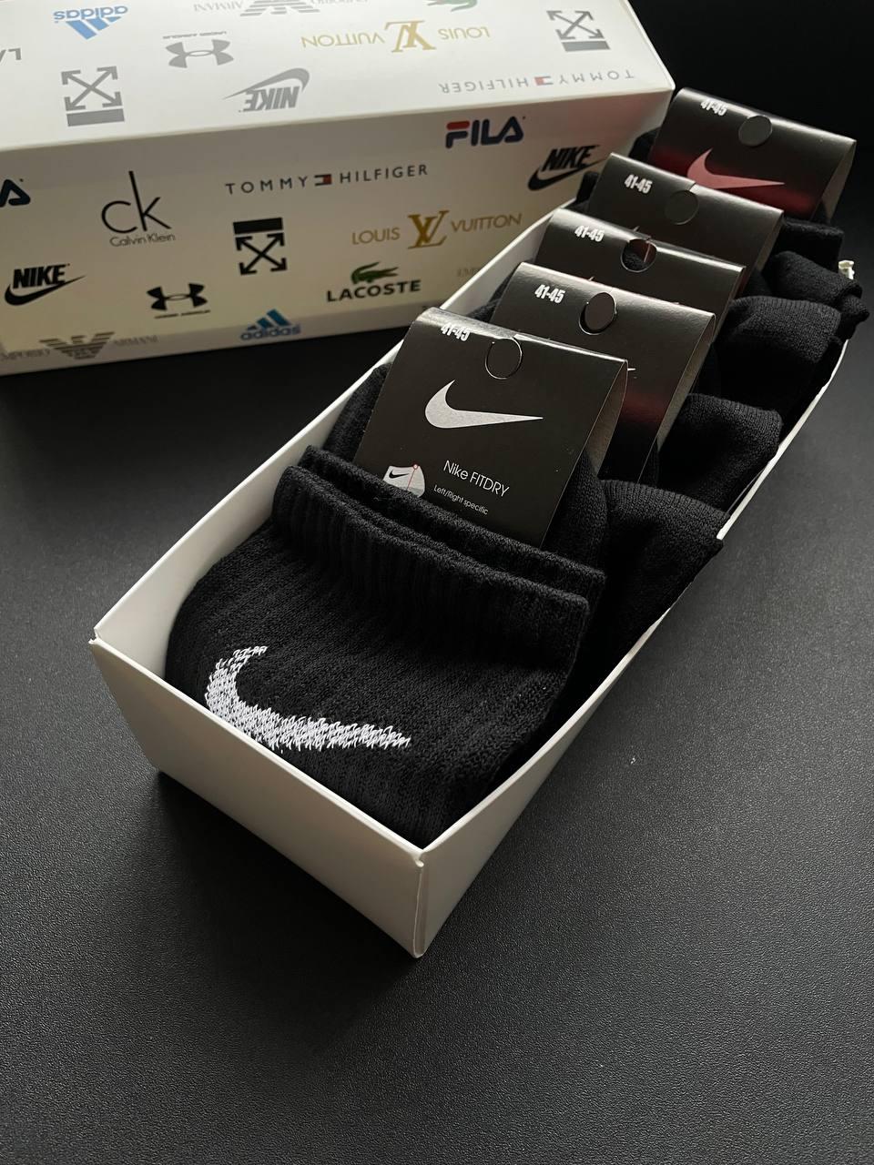 Купить Носки Nike набор 3 пар в коробке Високие спортивные носки Найк ...