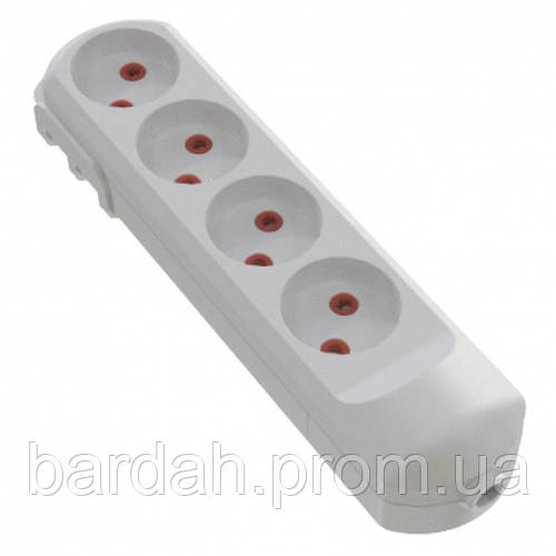 КОЛОДКА NEOMAX БЕЗ ЗАЗЕМЛЕННЯ 4 ГН. БІЛИЙ NX500400 (ID#43202012), цена ...