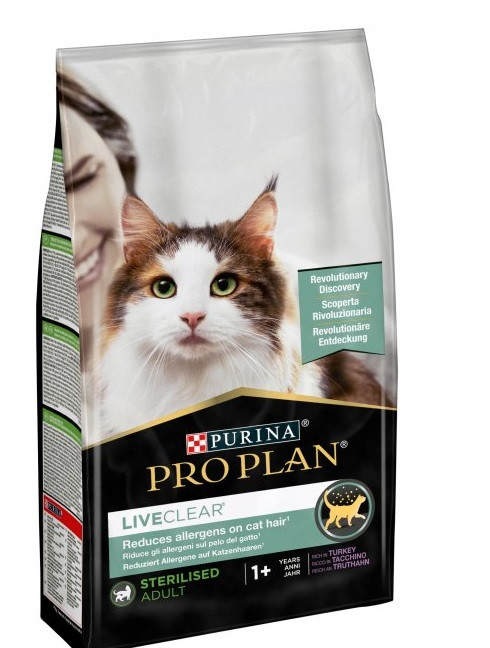 Купити Сухий корм PRO PLAN LiveClear Sterilised Adult для зм.алерг, для ...