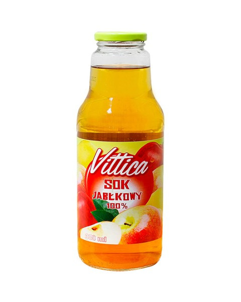 Купить Натуральный сок яблочный, без сахара, 330 мл, Vittica, цена 33 ...
