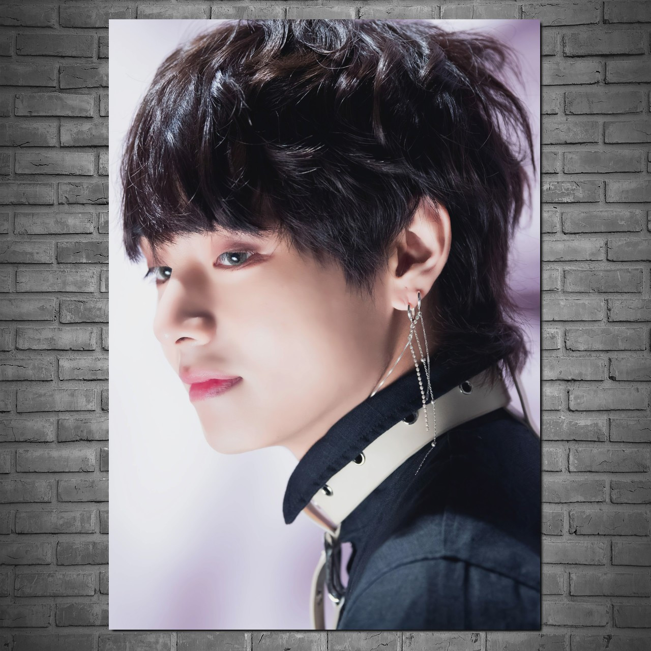 Плакат "БТС, Кім Техьон, Ві, Bangtan Boys, BTS, Kim Taehyung", 60×43см ...