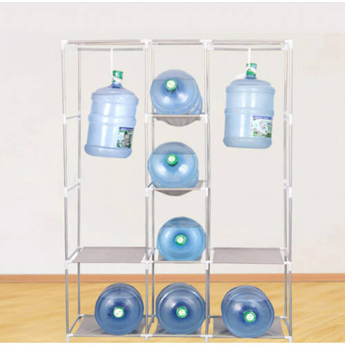 Купити Складана тканинна шафа для одягу Brown Storage Wardrobe 88130 на 3 секції ціна 1098 40