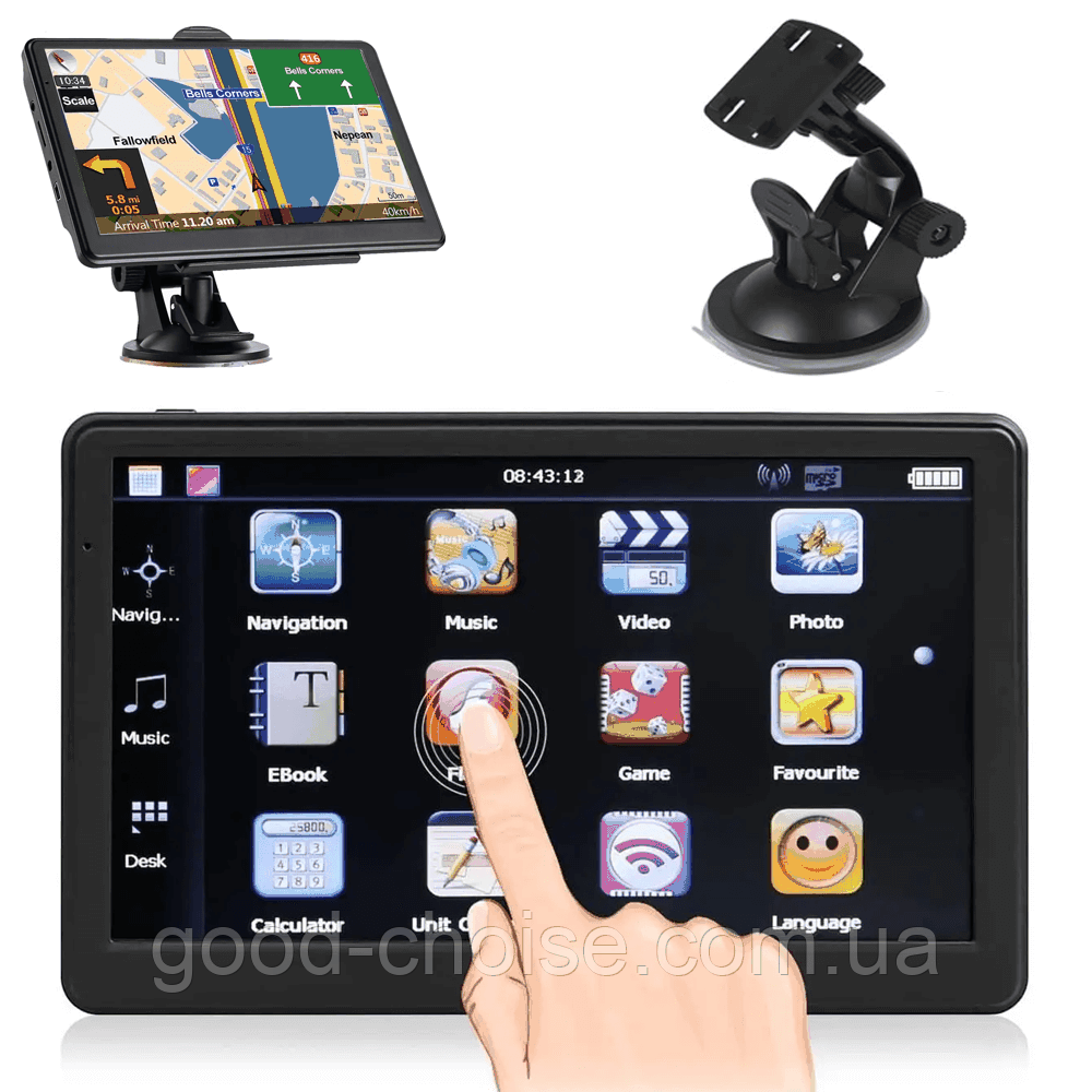 Купить Автомобильный GPS навигатор 7", (8 ГБ), Android / Сенсорный ...
