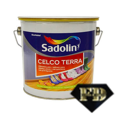 Лак напольный Sadolin Celco Terra алкидный, полуматовый, Бесцветный (ID ...