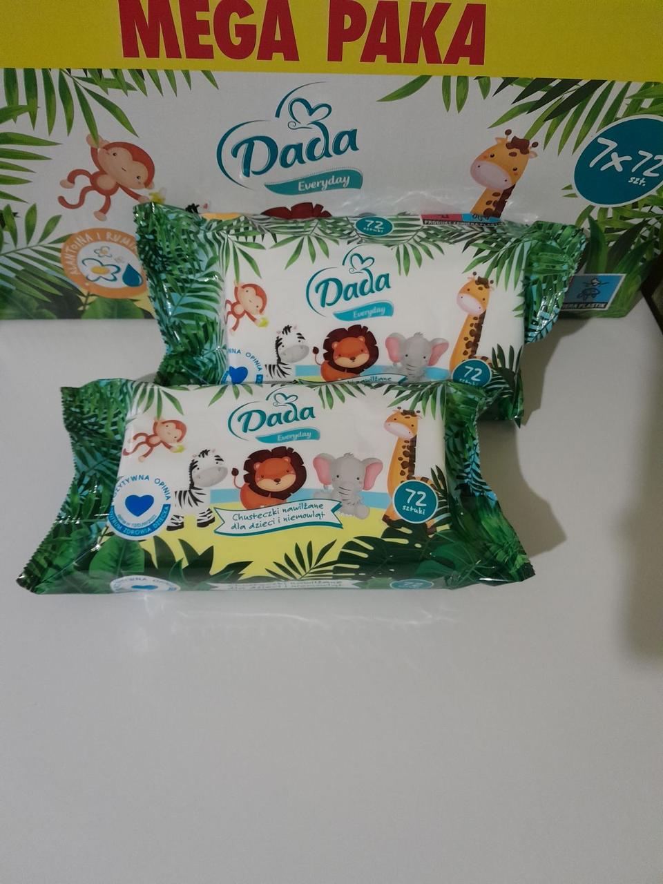 Купить Вологі серветки Dada Everyday 72 шт, цена 46 грн — Prom.ua (ID ...