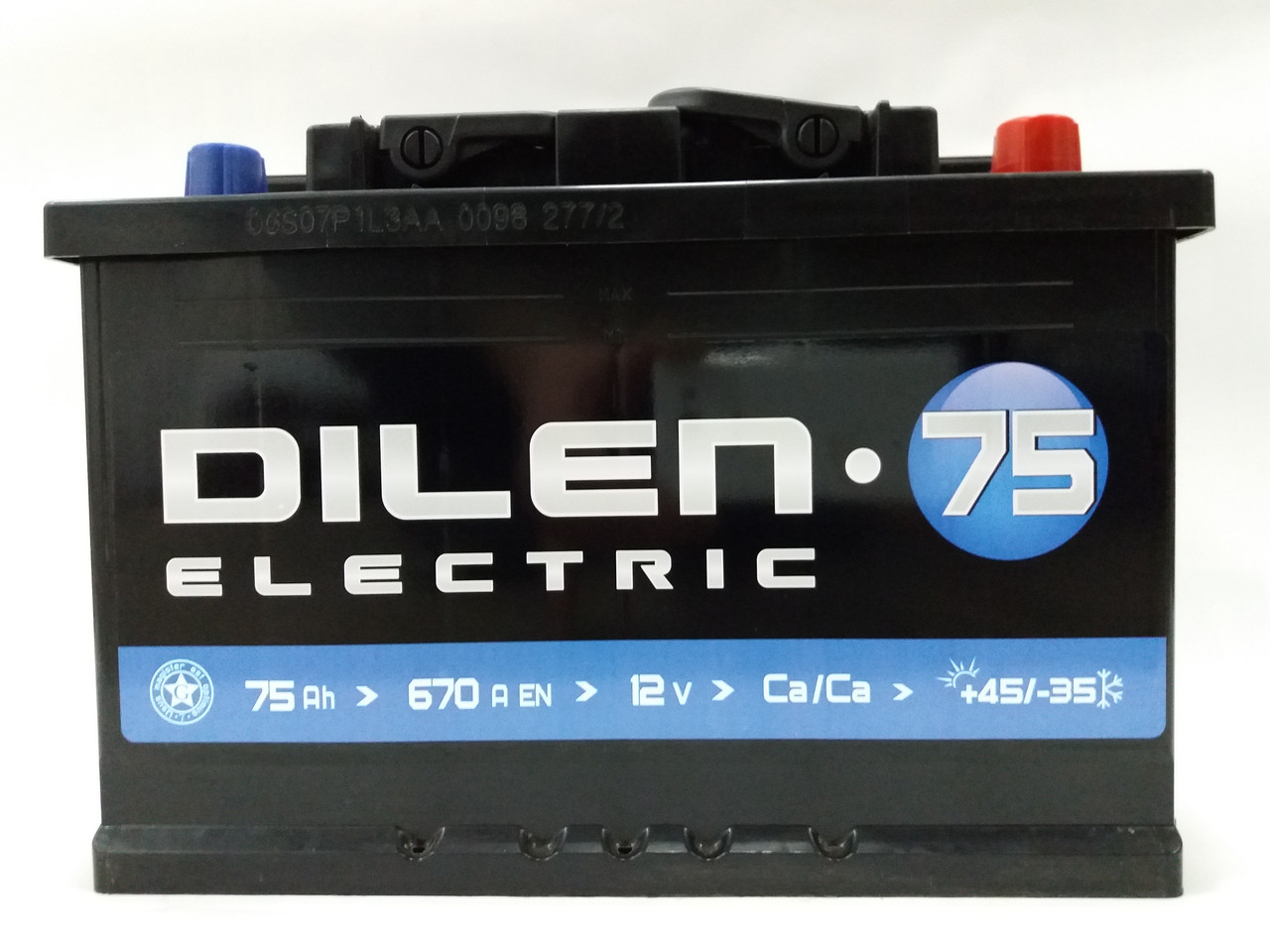 Автомобильный аккумулятор DILEN 6CT-75Ah A3 670А R+ (ID#1823365830 ...