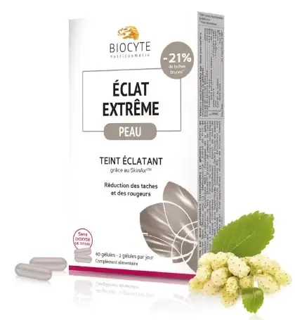 Пищевая добавка для выравнивая цвета кожи Biocyte Eclat Extreme, 40 шт ...