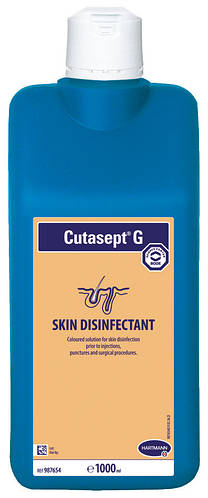 Пофарбований антисептик для шкіри Кутасепт Г Cutasept G, на основі ...