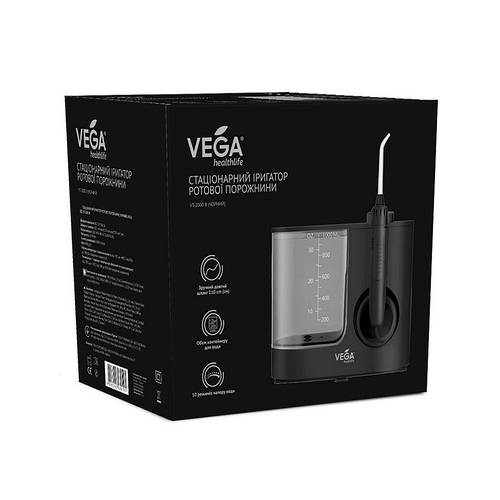 Іригатор ротової порожнини Vega VT-2000 стаціонарний чорний (ID#1603798948), цена: 2368 ...