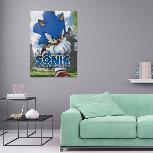 Купити Плакат "Їжак Сонік, Sonic The Hedgehog (2006)", 60×43см, ціна ...
