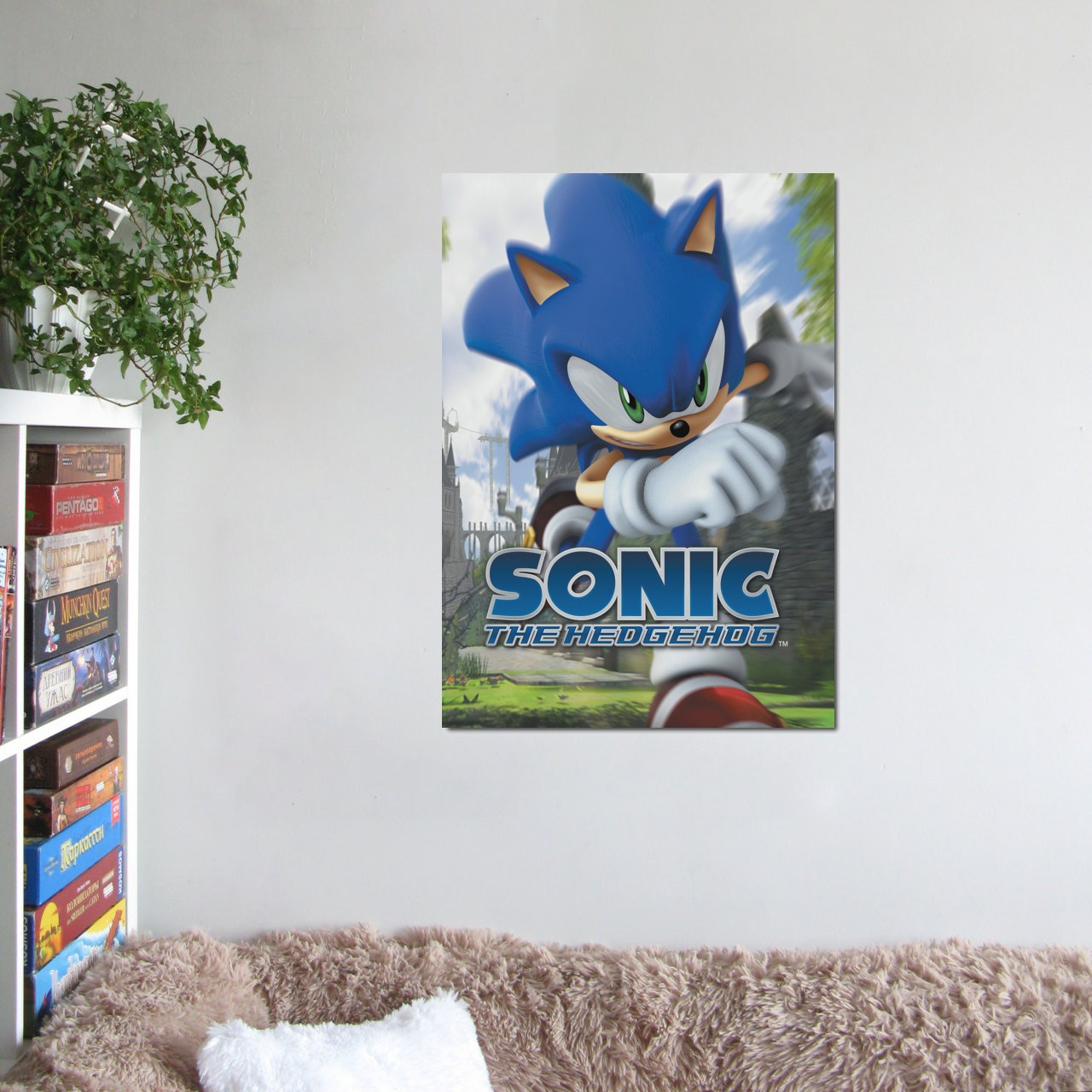 Купити Плакат "Їжак Сонік, Sonic The Hedgehog (2006)", 60×43см, ціна ...