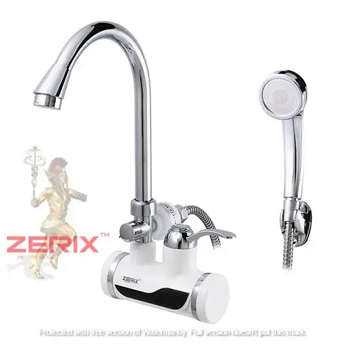 Проточний водонагрівач ZERIX ELW08-EW на стіну з лійкою (ID#1823632399 ...