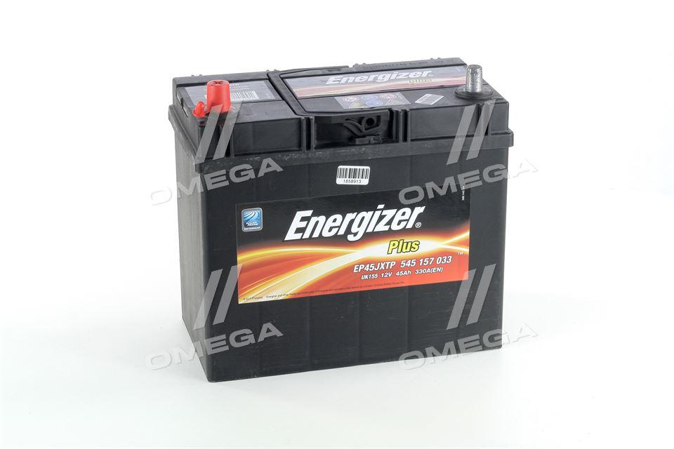 Аккумулятор 45Ah-12v Energizer Plus (238х129х227), L,EN330 Азия тонк ...