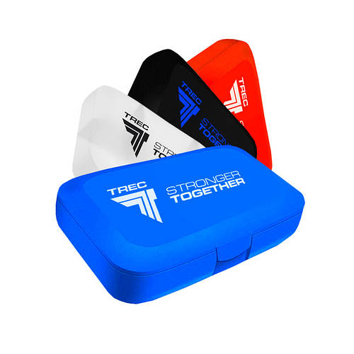 Таблетниця Trec Nutrition Stronger Together Pill-box (червона/чорна ...
