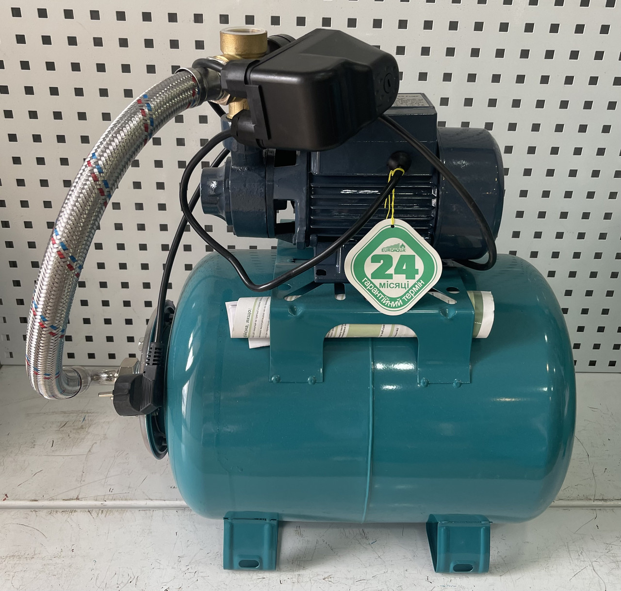 Насосная станция для повышения давления воды (бак 24л) Euroaqua PKM 60-S/24L (ID#1823773010 ...
