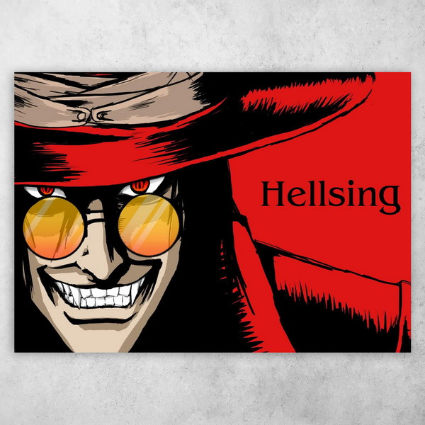 Аниме Плакат Постер "Хеллсинг / Hellsing" №10 — Купить Недорого на Bigl ...