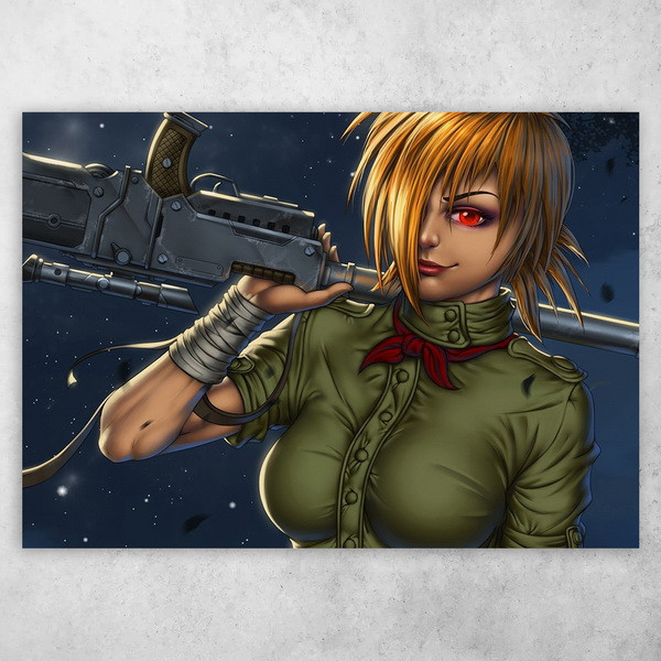 Аниме Плакат Постер "Хеллсинг / Hellsing" №11 — Купить Недорого на Bigl.ua (1823773486)