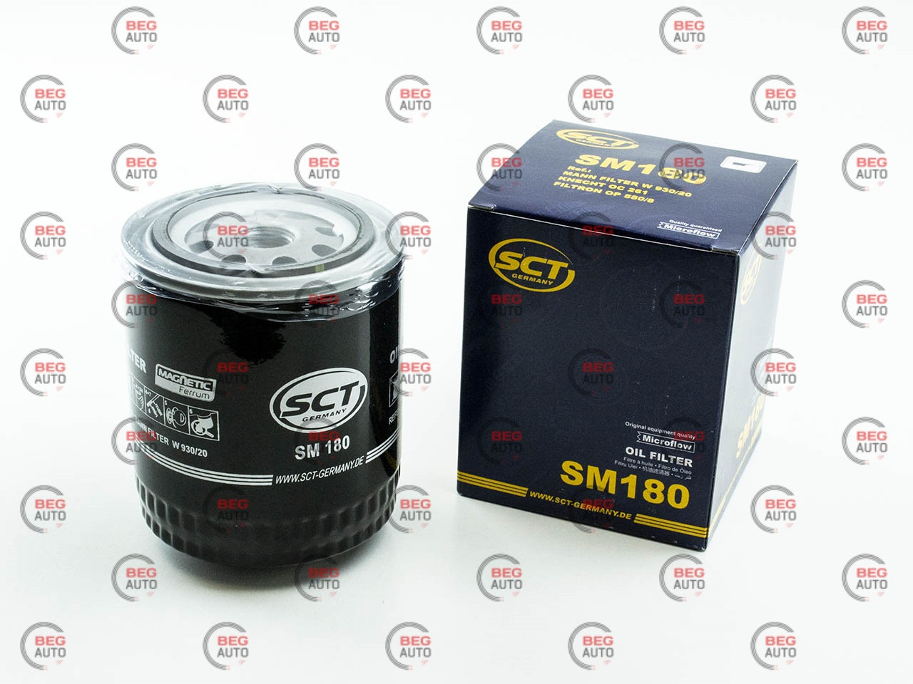 Купити Фільтр масляний ГАЗ (406 дв.) SCT SM180 (SM 180) (SCT-Mannol ...