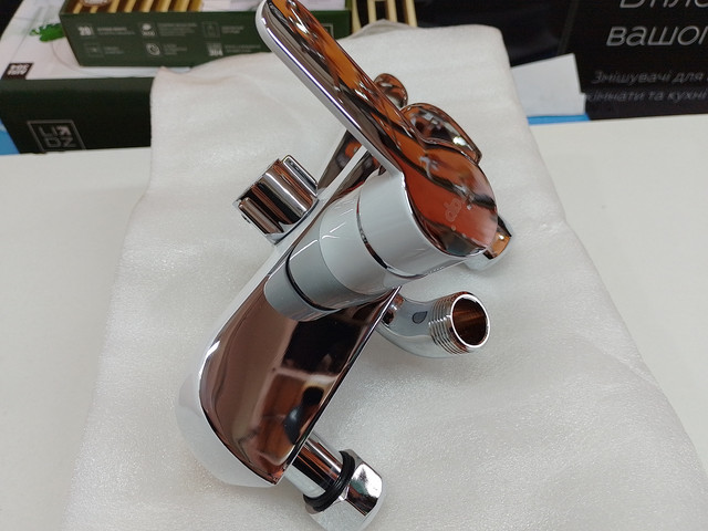 Купить Душевая система с тропическим душем и смесителем Frap F2441 цвет белый хром глянцевый ...