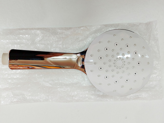 Купить Душевая система с тропическим душем и смесителем Frap F2441 цвет белый хром глянцевый ...