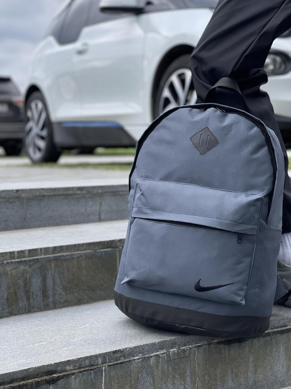 Купить Спортивный рюкзак nike серый, мужской городской портфель найк, с ...