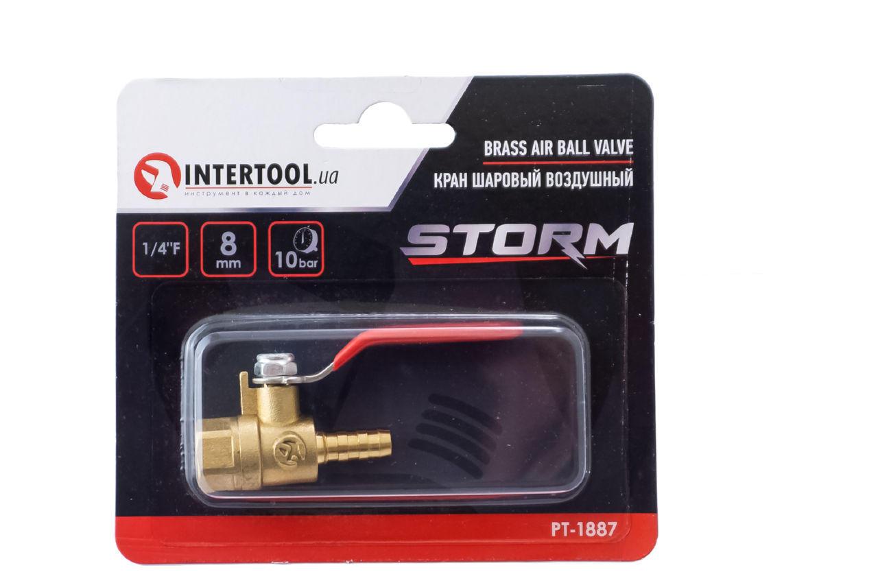 Кран Шаровый Воздушный Intertool - 1/4"В X 8 Мм — Купить Недорого на ...