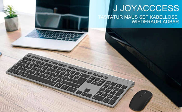 Купить J JOYACCESS Беспроводная клавиатура с мышью, цена 1188 ₴ — Prom ...