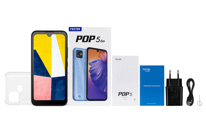 Купить TECNO Смартфон POP 5 Go (BD1) 1/16Gb 2SIM Aether Black, цена ...