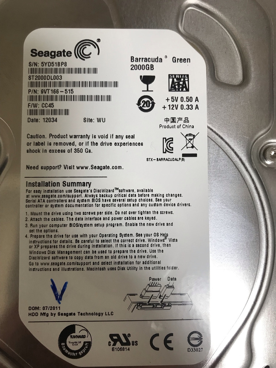 Купить Винчестер накопитель hdd жесткий диск ПК системного блока 3.5 ...