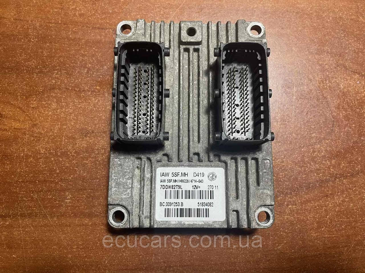 51834082 IAW 5SF.MH HW228 Блок керування двигуном Fiat Doblo 1.4 Б/У ...