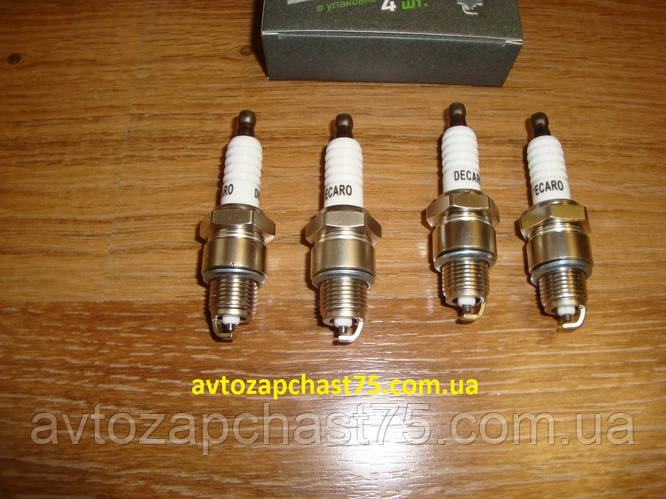 Свечи зажигания Уаз, Газель, Волга, ЗМЗ 402, короткая юбка (комплект 4 ...