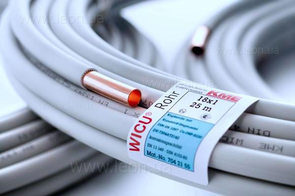 Купить Труба мідна WICU 18,0 х 1,0 м'яка (в ізоляції пластиковій ...