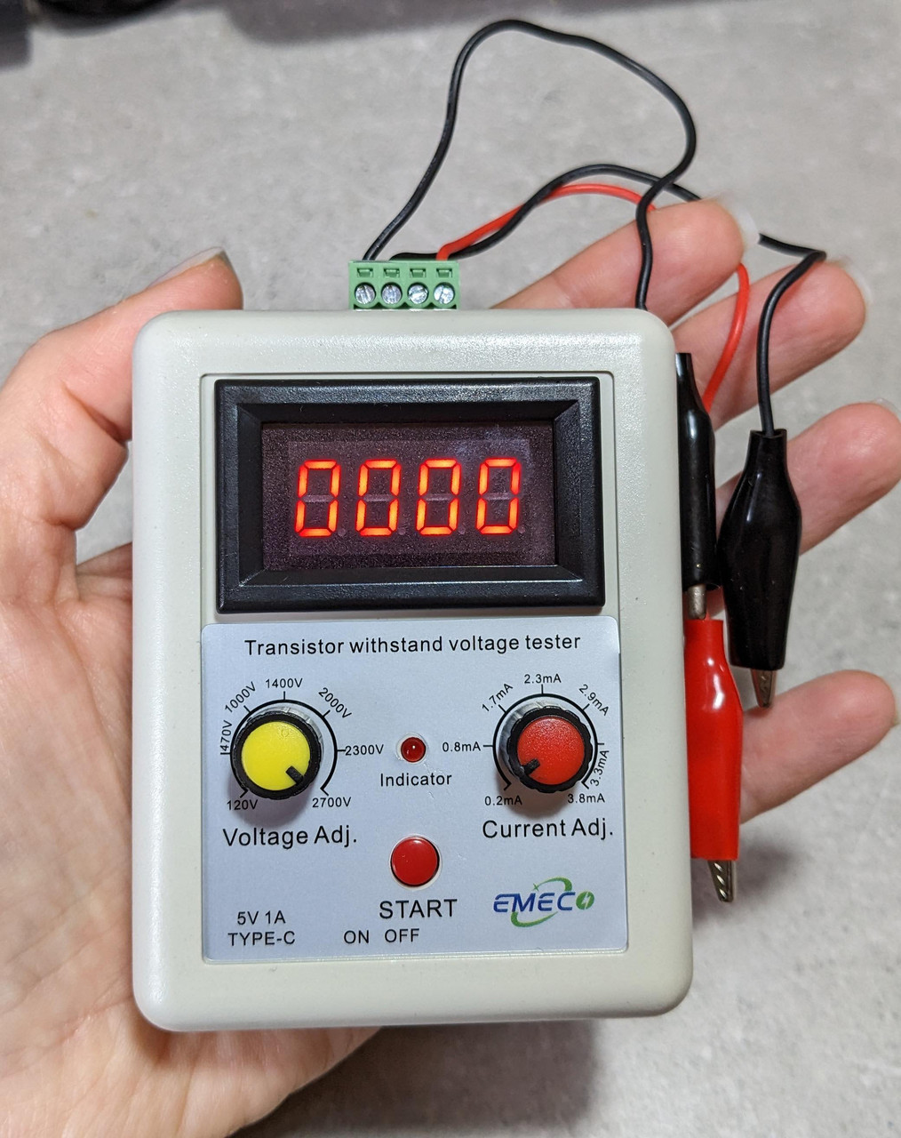 Тестер транзисторов IGBT, MOS, светодиодов, триодов, диодов ...