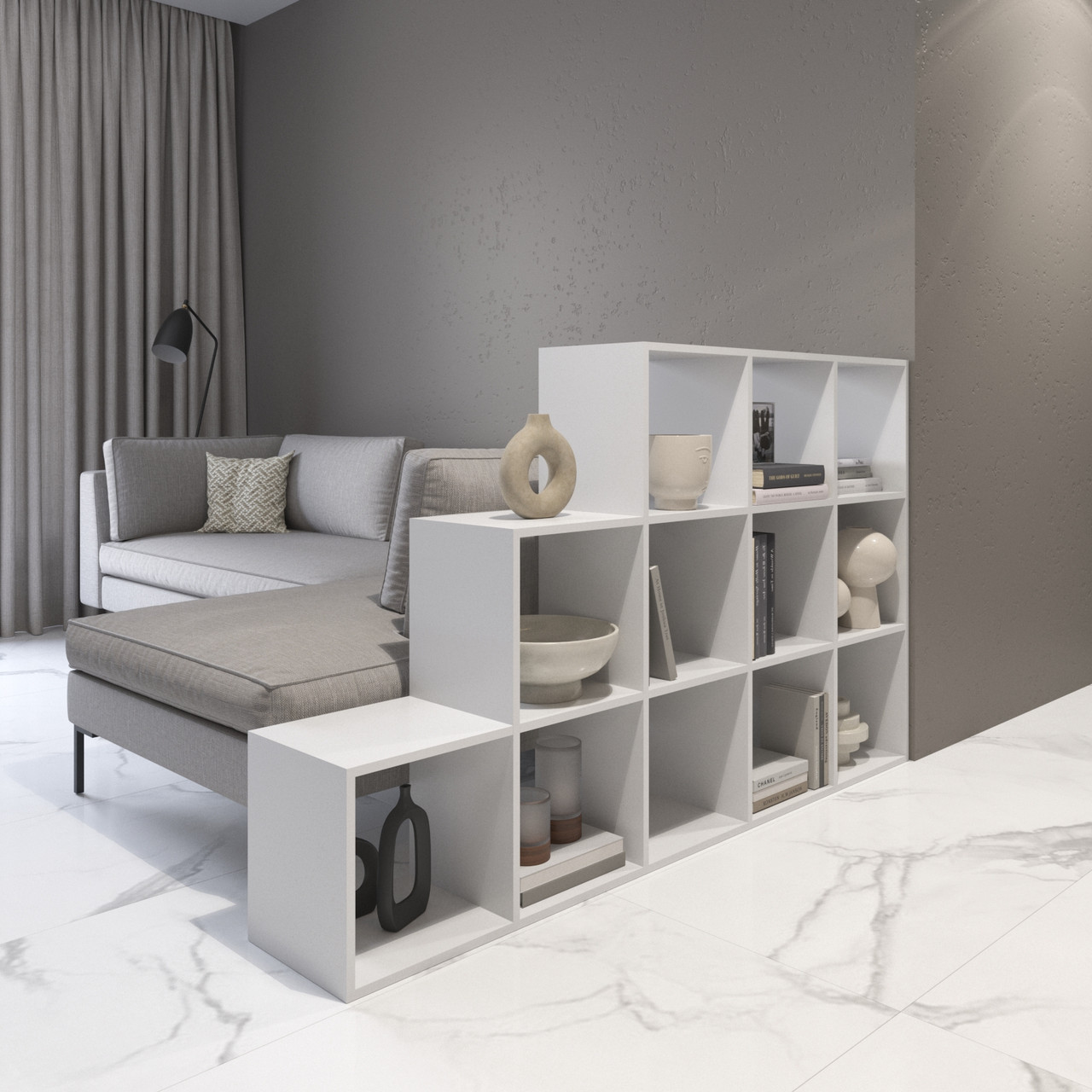 Полка для книг стеллаж на 12 ячеек M 6 продажа цена в Новомосковске